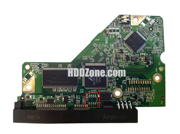Western Digital WD2500AVVS ハードディスクドライブPCB | HDDZone 日本語